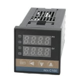 PID Temp Controller Set: 0,400, LED Display, AC100,240V, W/Sensor Relay ...