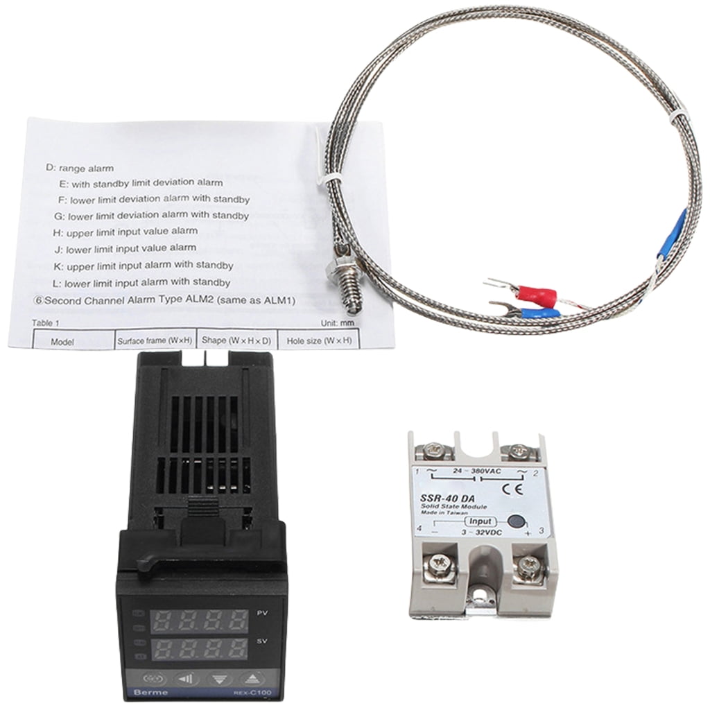 PID Temperature Controller 220V 400 Degree Digital thermostat Output ...