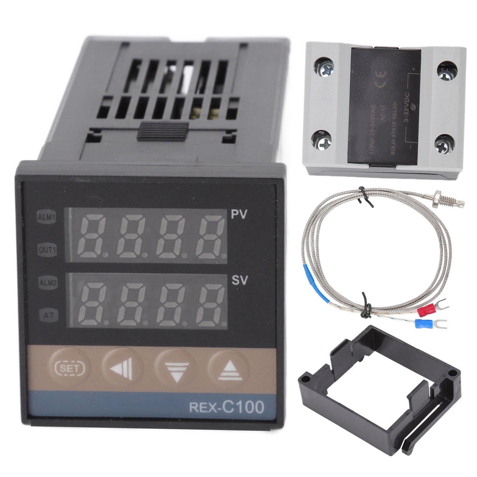 PID Thermostat Temperature Controller Set 0-400 Degrees Celsius For ...