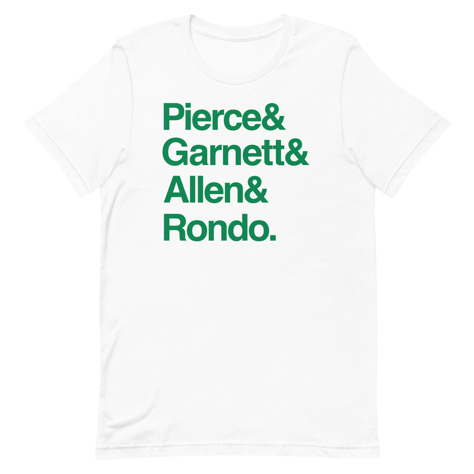 PIERCE GARNETT ALLEN & RONDO Retro 2008 T-SHIRT Throwback Basketball ...
