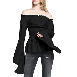 Awkward Styles Summer Vibes Off Shoulder Shirt for Women Vacation Shirt ...