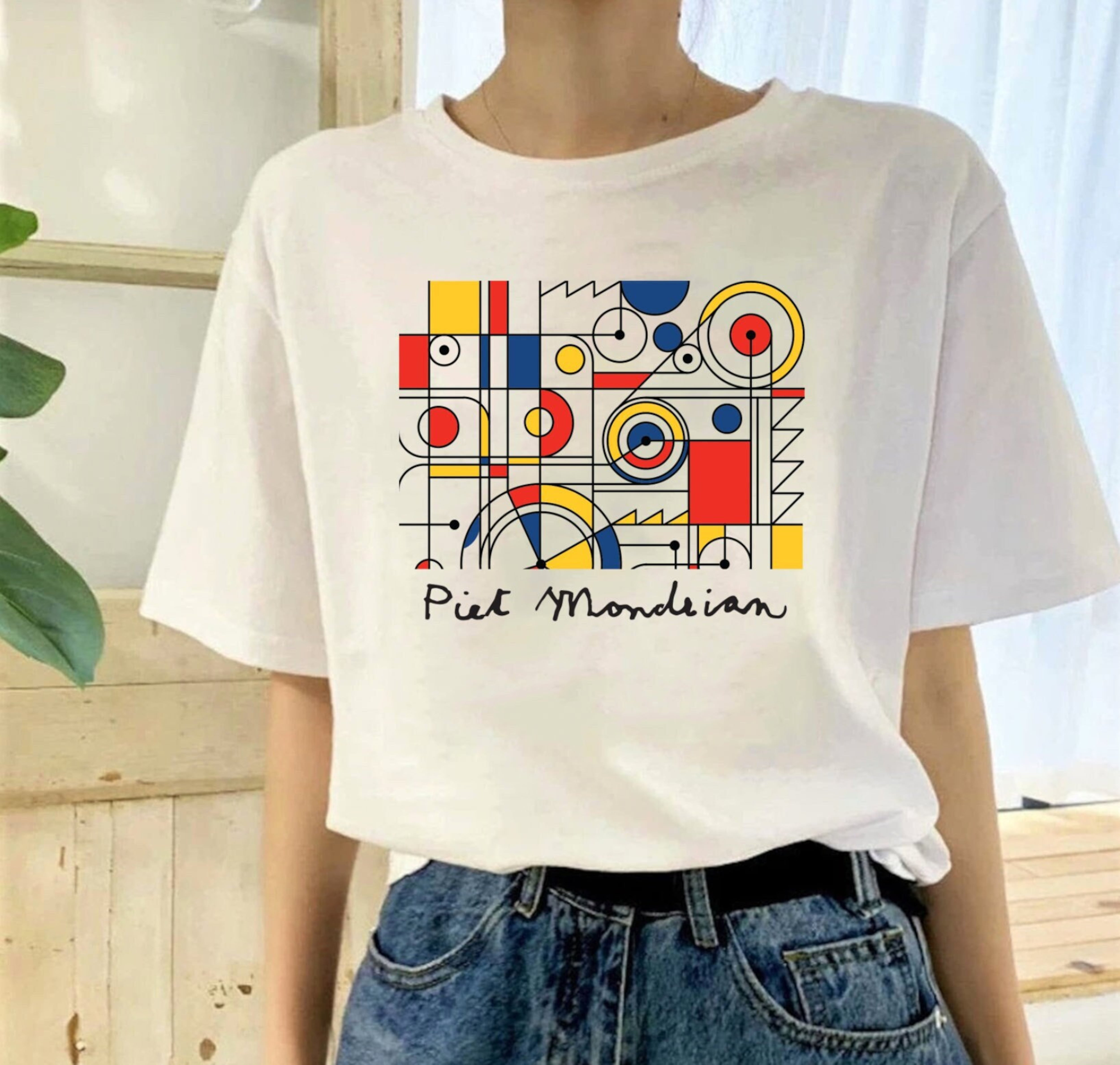 PIET MONDRIAN Art Shirt, Mondrian Tee, Mondrian Shirt, Piet Mondrian ...