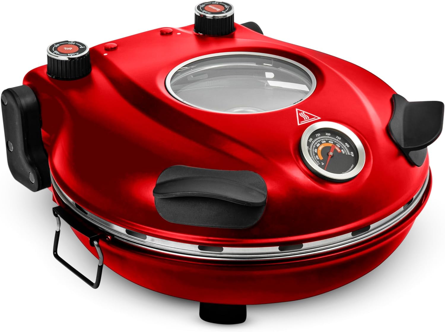 PIEZANO Crispy Crust Pizza Oven Electric Pizza Oven Indoor Portable, 12 ...