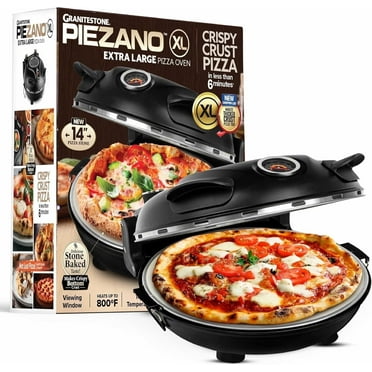 PIEZANO Pizza Oven Electric Pizza Oven Indoor Portable, 12 Inch Indoor ...