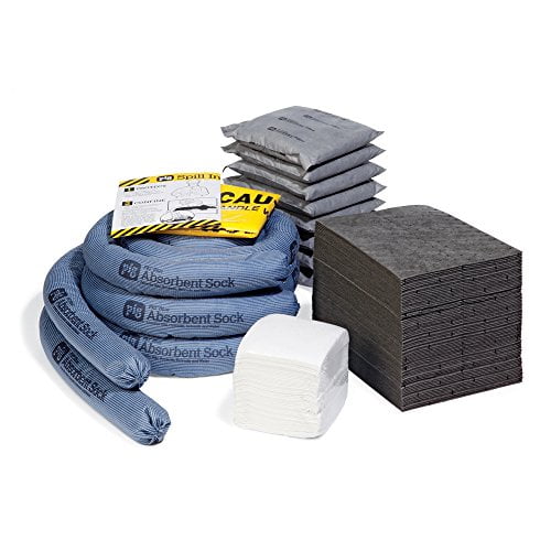 PIG Corporation Refill for Spill Kit in Large Wall-Mount Cabinet, 17 ...