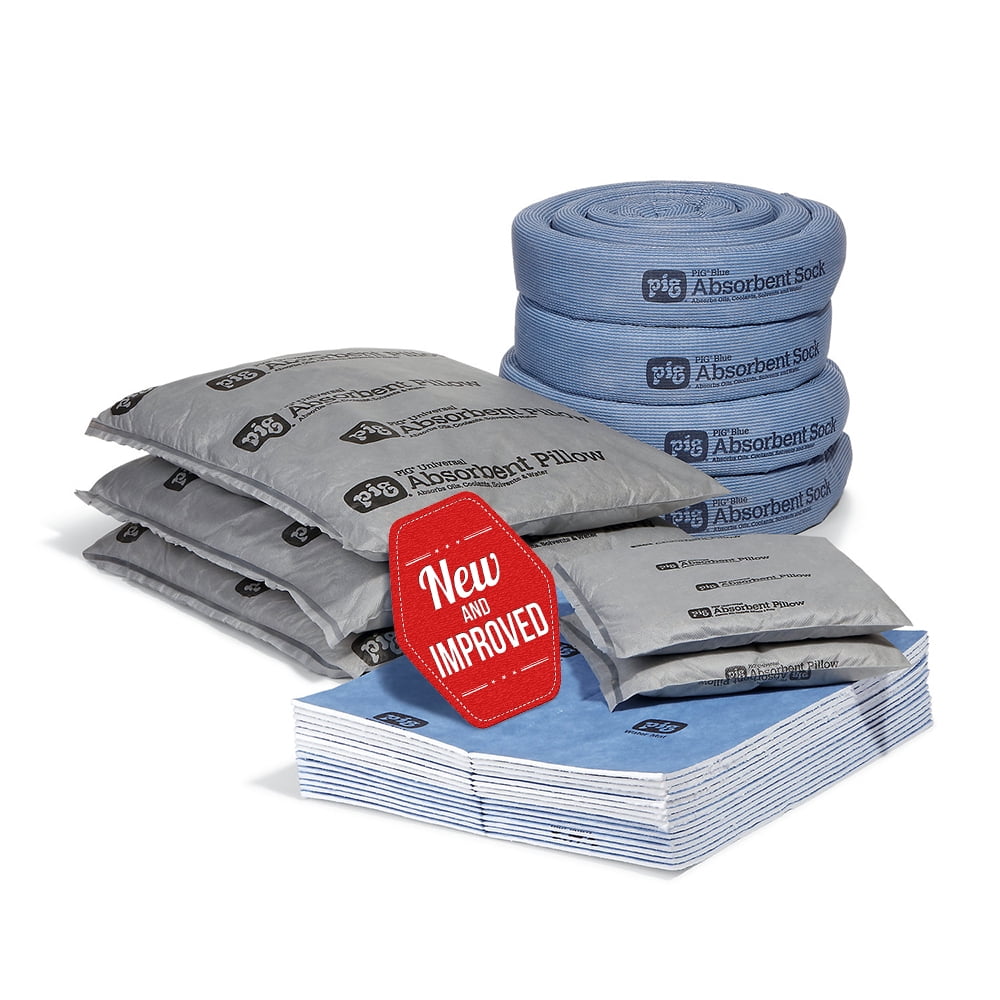 PIG® Home Water Absorbing Kit 16 Gallons - Protect your home from water ...