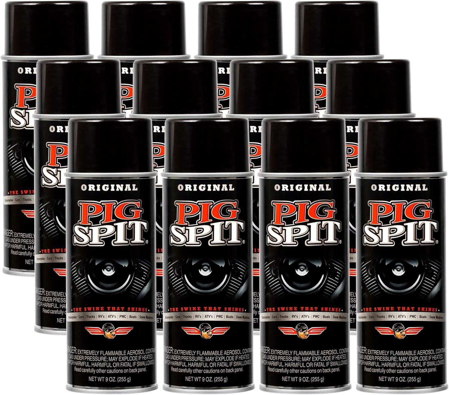 PIG SPIT Original for Use on Motors, Transmissions, Vinyl and Black ...