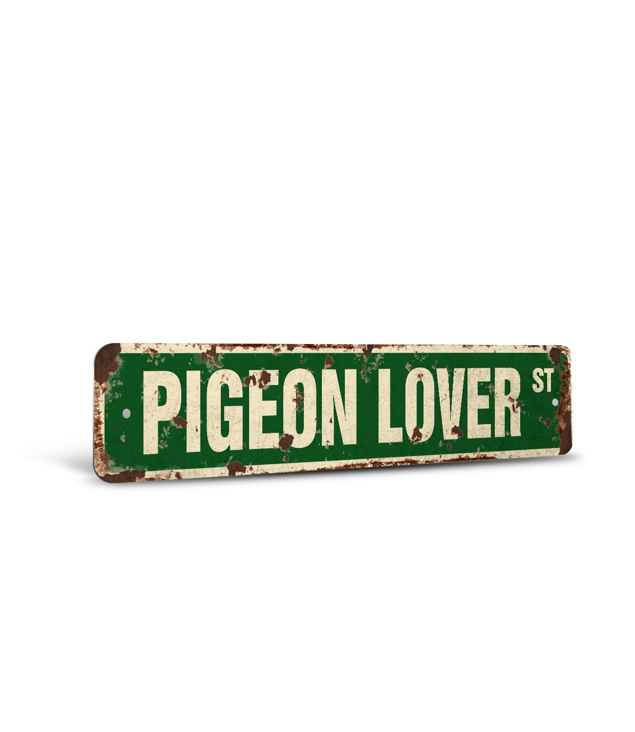 PIGEON LOVER Vintage Style Rustic Street Sign – Bird Lover Watcher ...