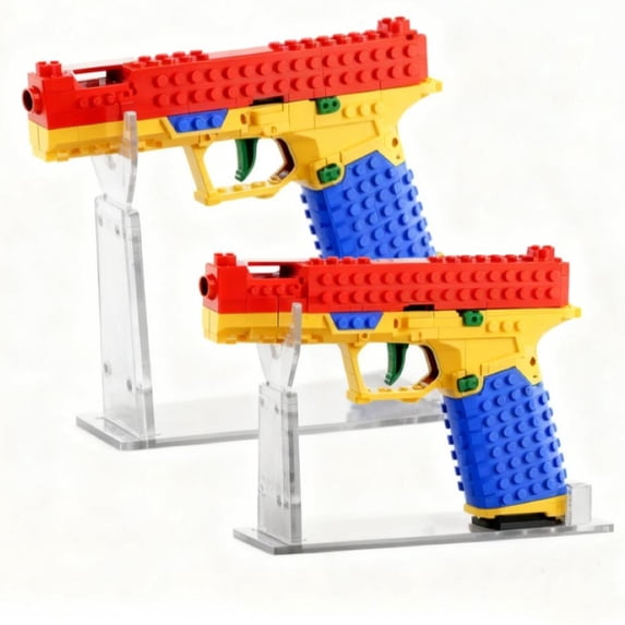 PIKACHY SIG17 Assembled Building Blocks Set Compact Outdoor Team Game ...