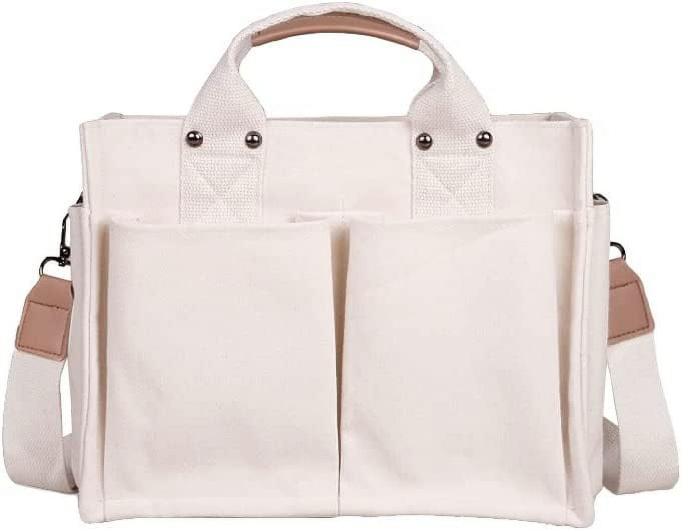 PIKADINGNIS Canvas Tote Bag for Women Large Capacity Shoulder Bag ...