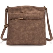 Violet Ray Women's Handbag Livvy Multi Zip Crossbody - Walmart.com