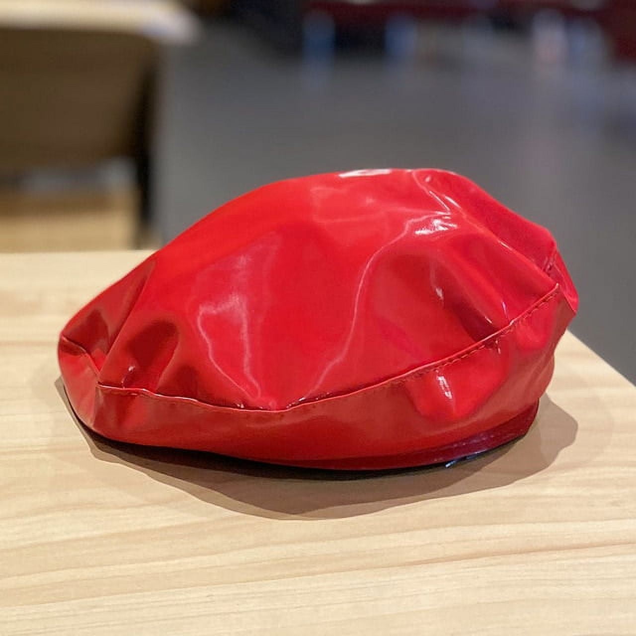 PIKADINGNIS Fashion Autumn Winter New Womens Hat PU Leather French ...