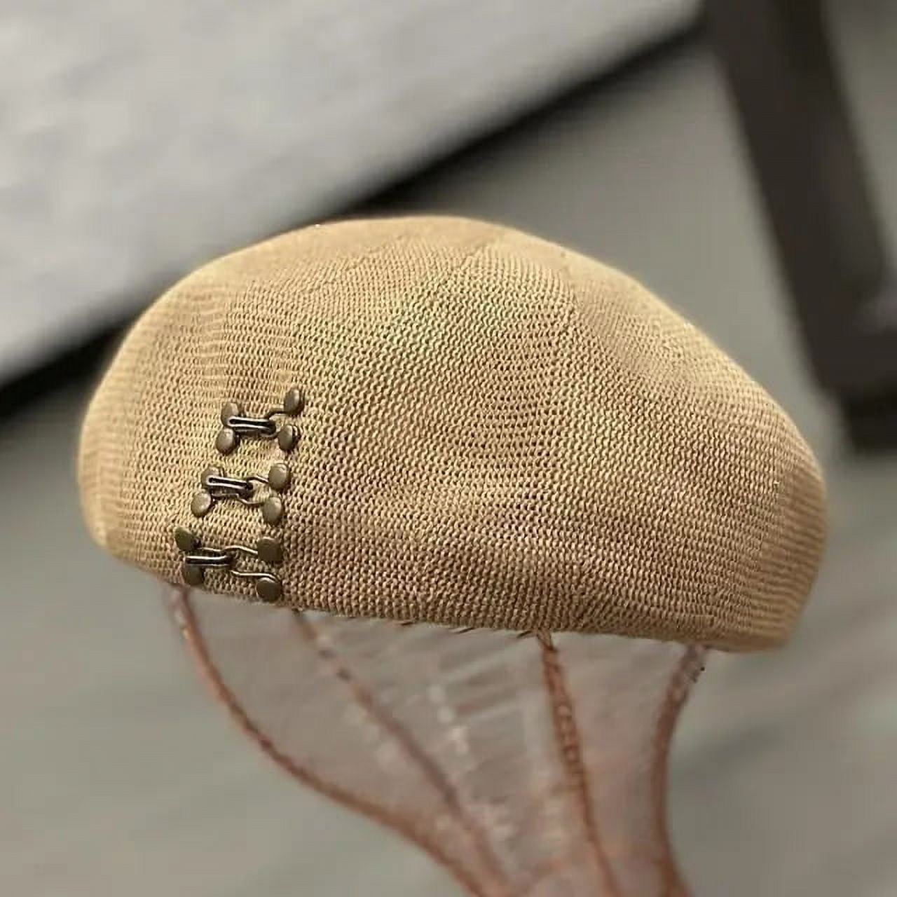 PIKADINGNIS Fashion Brimless Baret Lolita Beret Hat for Women Fall ...