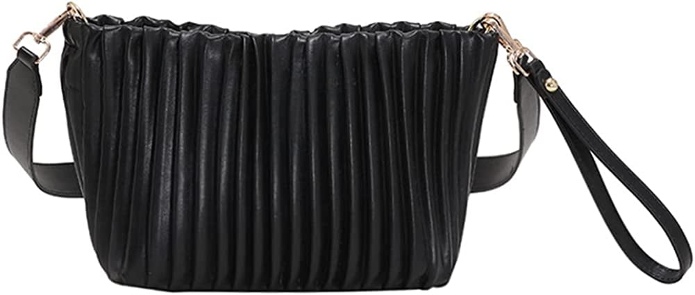 PIKADINGNIS Fashion Bucket Bag and Purses For Women Ruched Drawstring ...