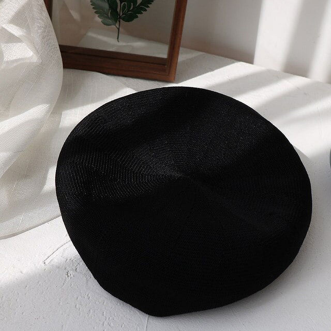 PIKADINGNIS Fashion French Beret Caps for Women Autumn Winter Outdoor Berets Street Style Plain ...