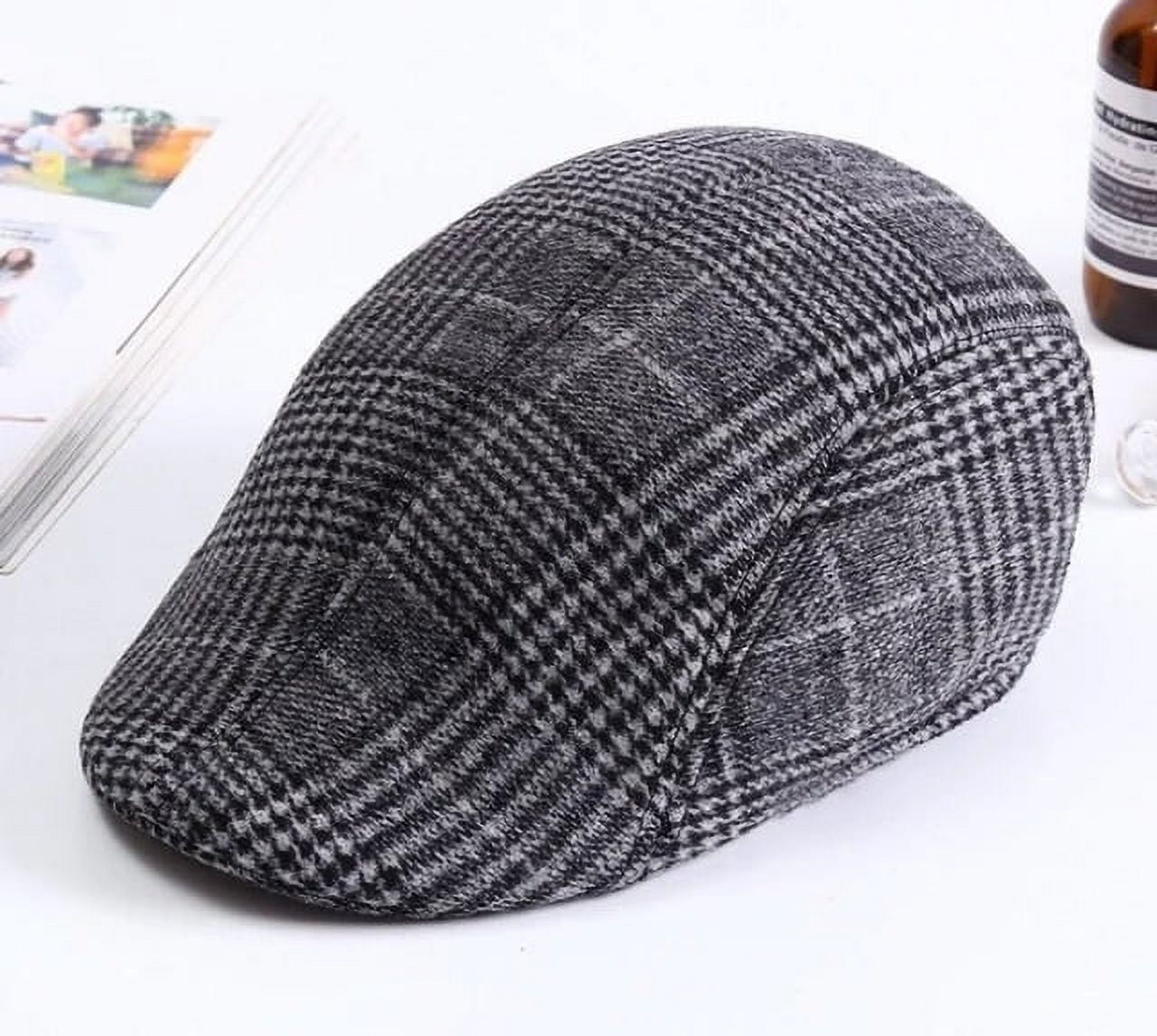 PIKADINGNIS Fashion Unisex Stripe Autumn Spring Newsboy Caps Men Women ...