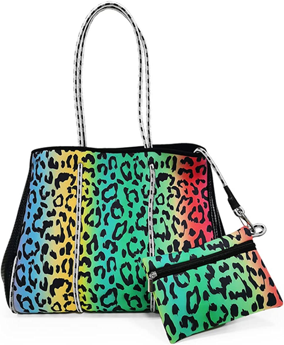 PIKADINGNIS Large Women Hangbag Colorful Extensible Beach Gym Sports ...