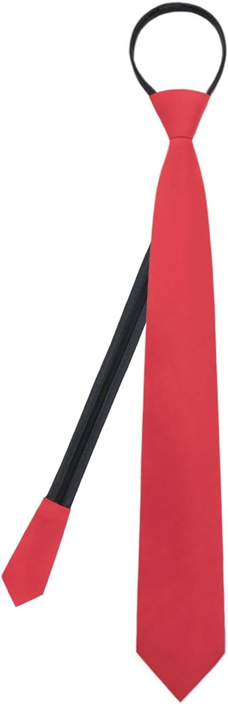 PIKADINGNIS Mens Ties Pre-tied Ties for Men, Adjustable Zipper Tie Mens ...