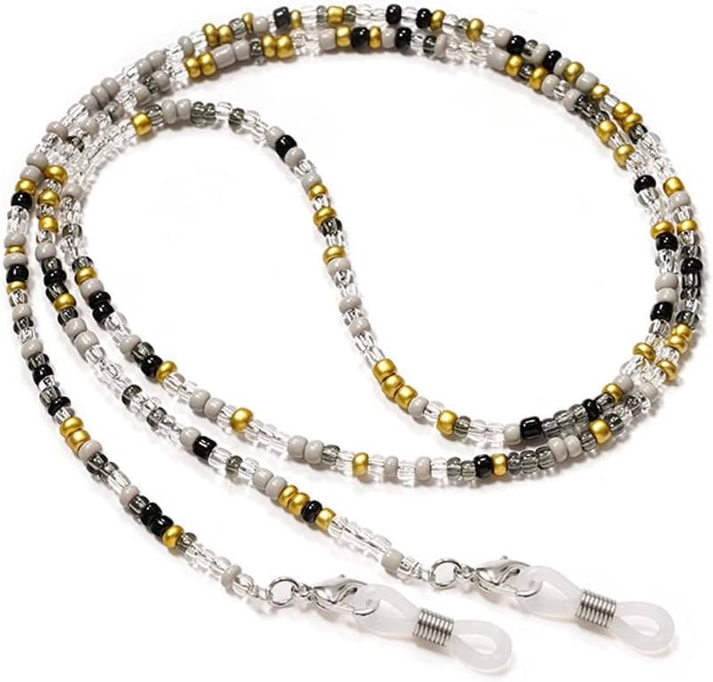PIKADINGNIS Multifunction Glasses Lanyard,Crystal Beaded Eyeglass ...