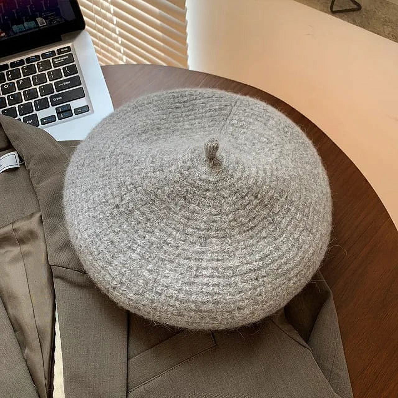 PIKADINGNIS New Fluffy Soft Women Berets French Artist Style Warm Autumn Winter Beanie Hat Beret ...