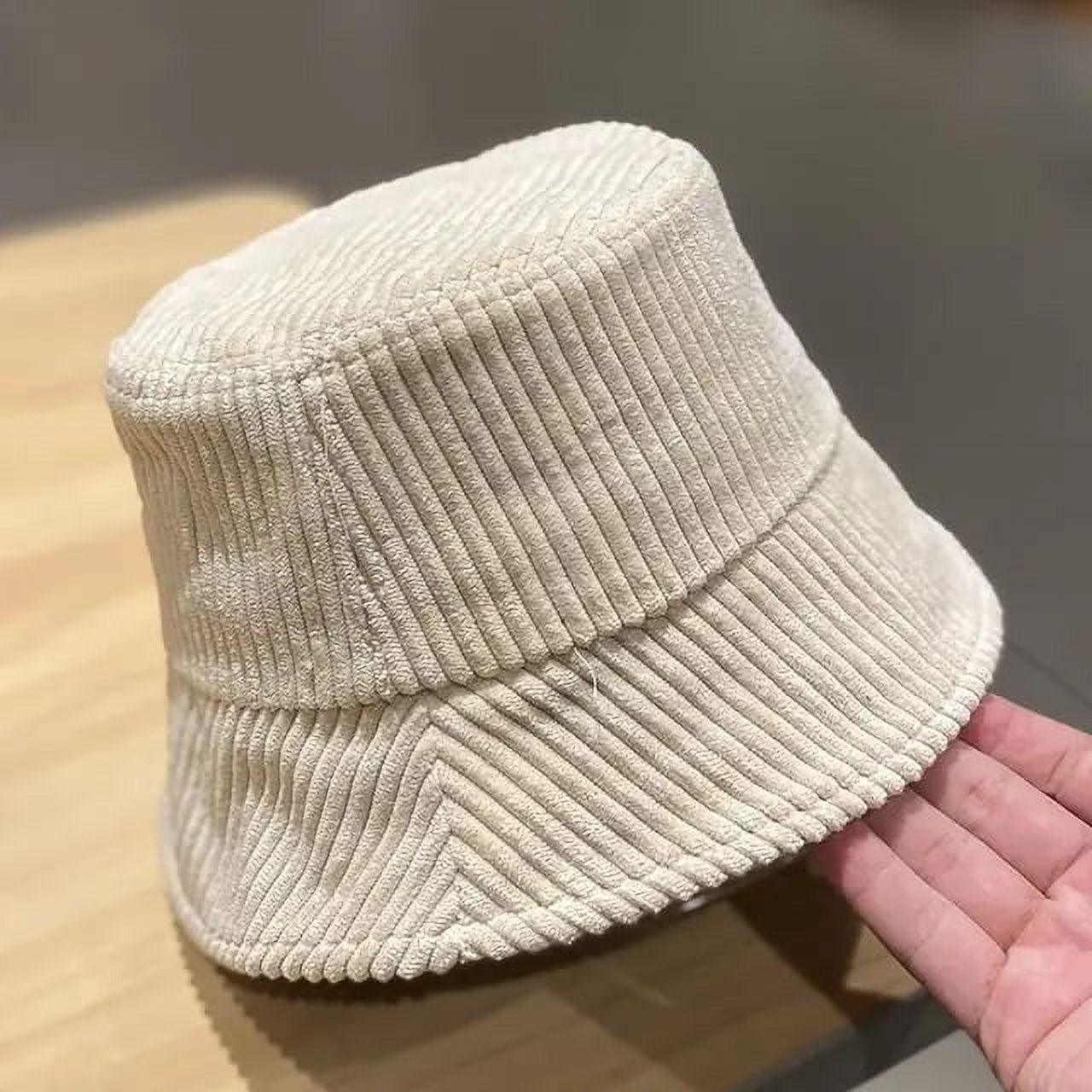 PIKADINGNIS New Spring Summer Hat Corduroy Hats for Women Solid Color ...