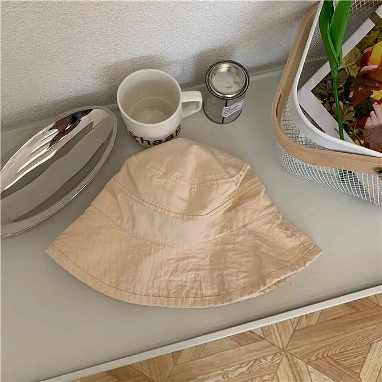 PIKADINGNIS New Ventilation Women Foldable Panama Bucket Hat Beach Sun ...