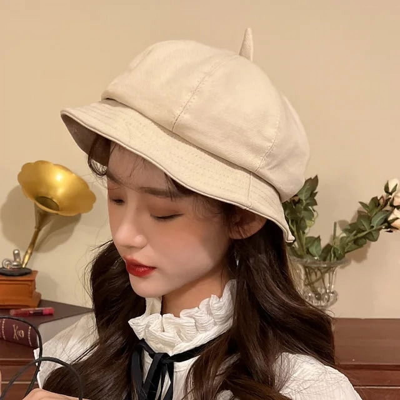 PIKADINGNIS Spring Bucket Hat New Cloud Fisherman Cap Dome Literature ...