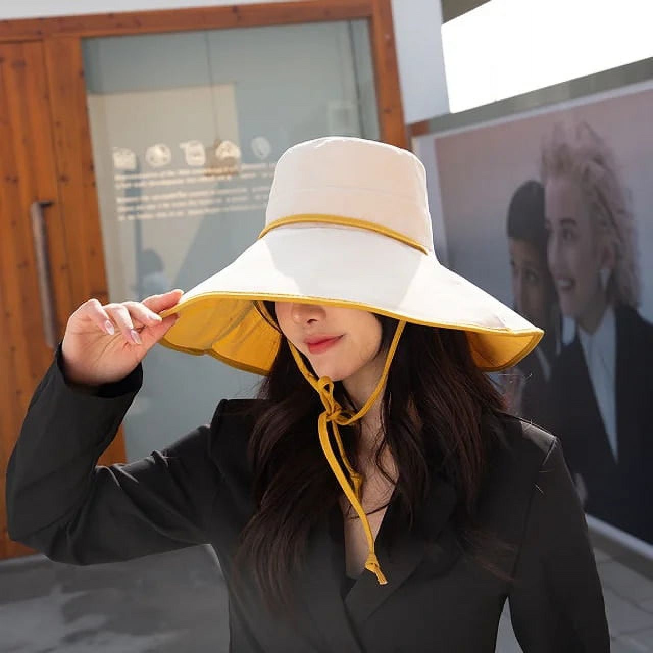 PIKADINGNIS Topi Nelayan Perempuan Musim Semi dan Musim Panas Outing ...