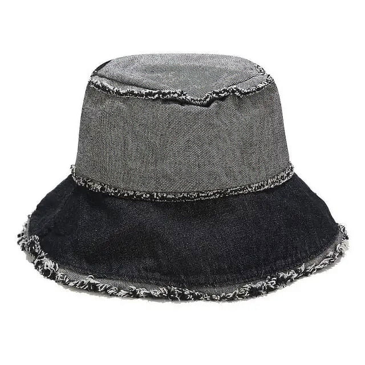 PIKADINGNIS Two Colors Bucket Hat Women Summer Hats and Caps Patchwork ...