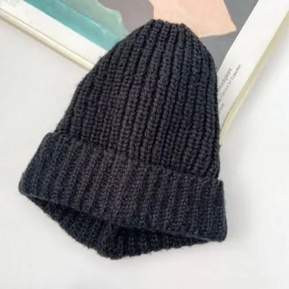 PIKADINGNIS Winter Hats for Women Large Size Knit Couple Cap Lady ...