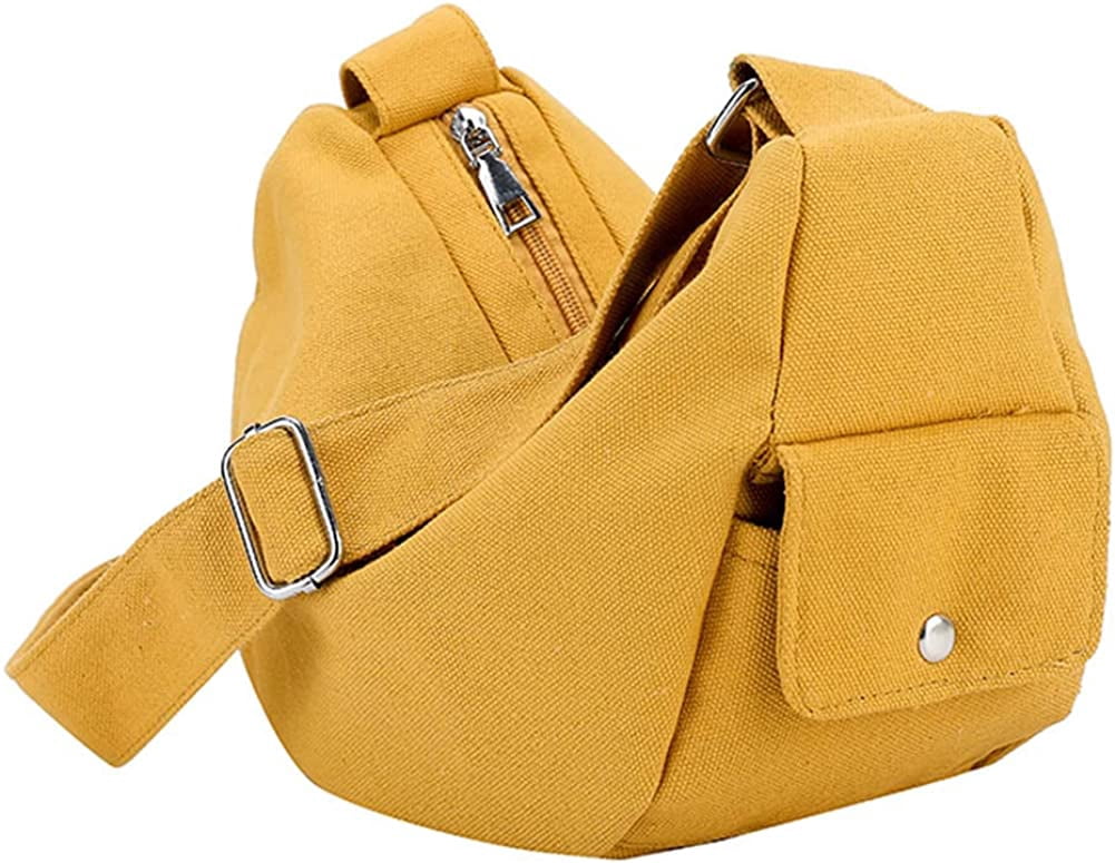 PIKADINGNIS Women Canvas Tote Bags Crossbody Handbag Hobo Purse Top ...