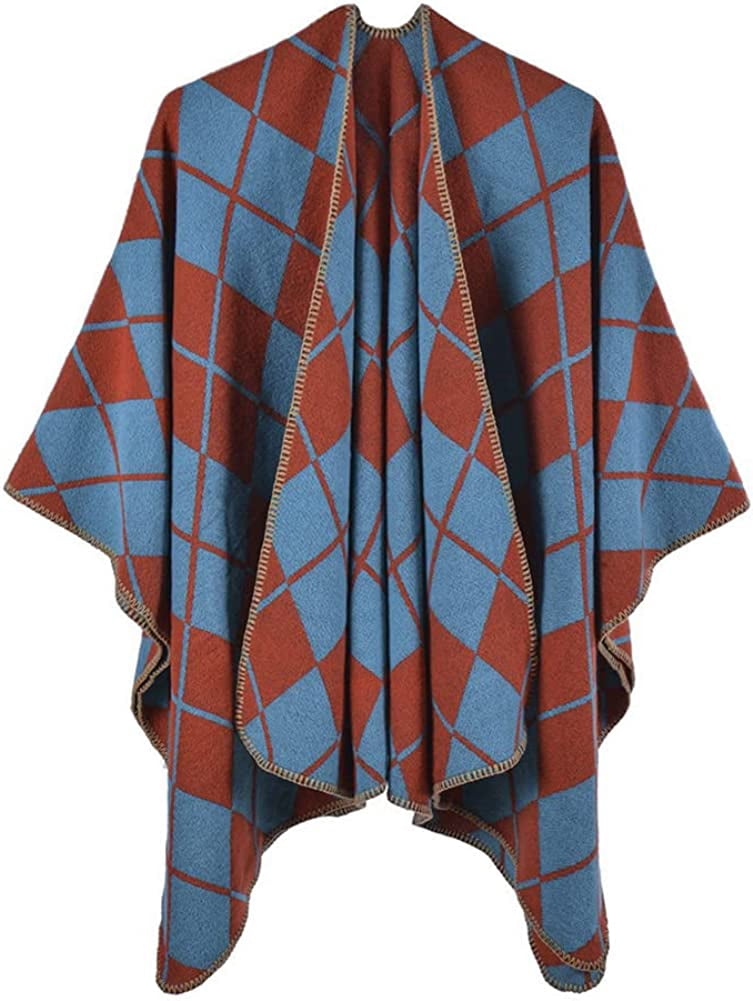 PIKADINGNIS Women Shawl Wraps Office Beach Poncho Opean Front Sweaters ...