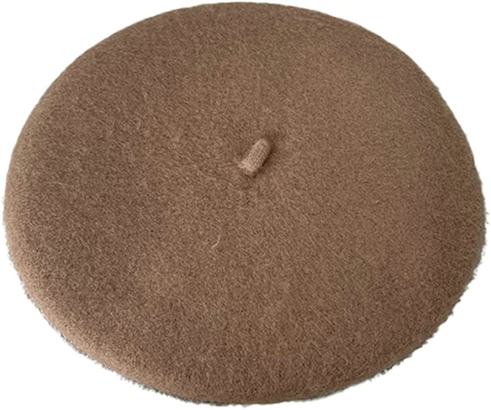 PIKADINGNIS Women Wool Beret Hat French Style Winter Casual Warm Cap Girls Ladies Artist Painter ...