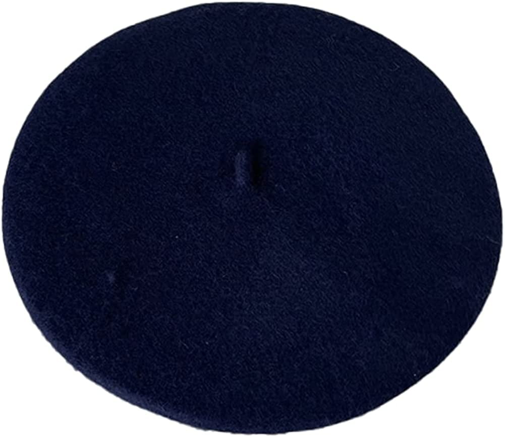PIKADINGNIS Women Wool Beret Hat French Style Winter Casual Warm Cap Girls Ladies Artist Painter ...