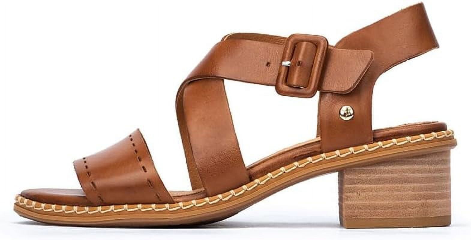 PIKOLINOS leather Heeled Sandals BLANES W3H Brandy - Walmart.com