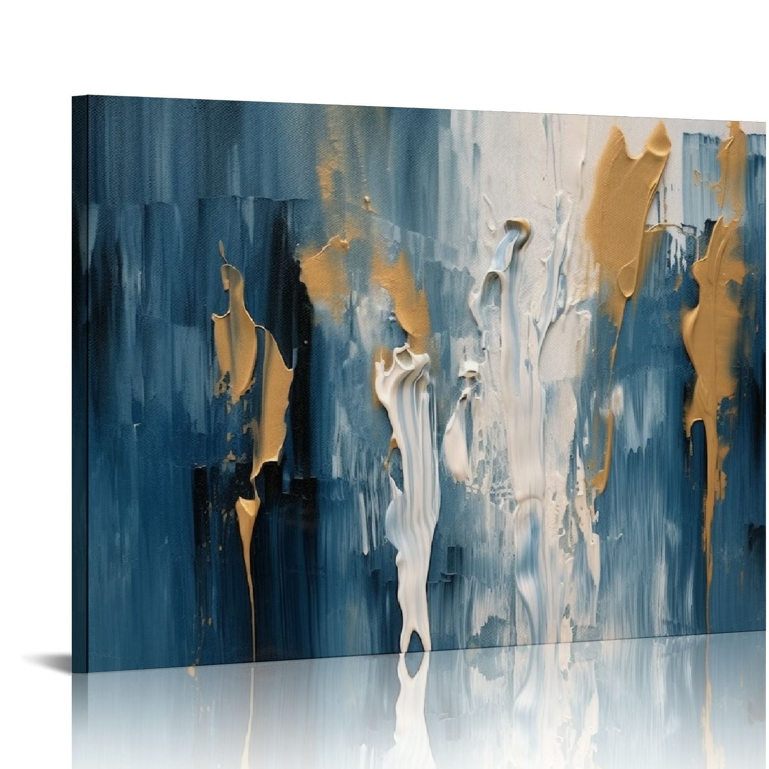 PIKWEEK 3D Art Prints, Enchanting Illusions, Blue Illusion Canvas Wall ...