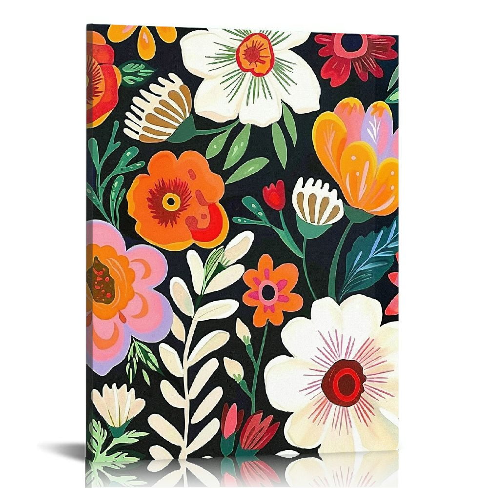 PIKWEEK Abstract Flower Market Colorful Aesthetic Posters Canvas Wall ... PIKWEEK Abstract Flower Market Colorful Aesthetic Posters Canvas Wall ...