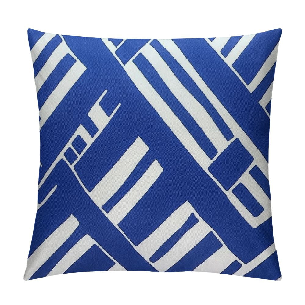 PIKWEEK Artisan Handmade Cushion Covers Blue White from Bali Indonesia ...