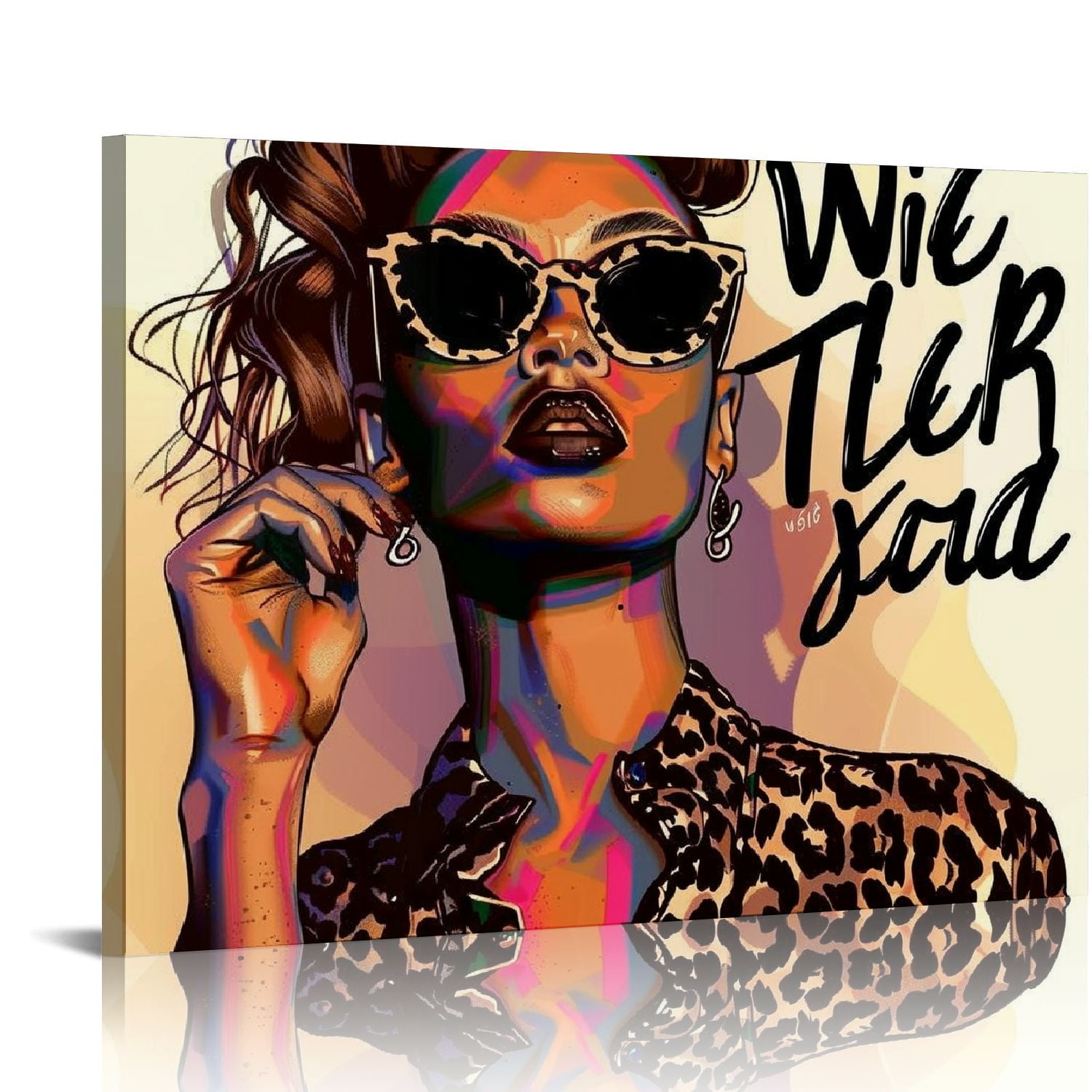 PIKWEEK Black women Inspirational Wall Art & Decor - African Americans ...