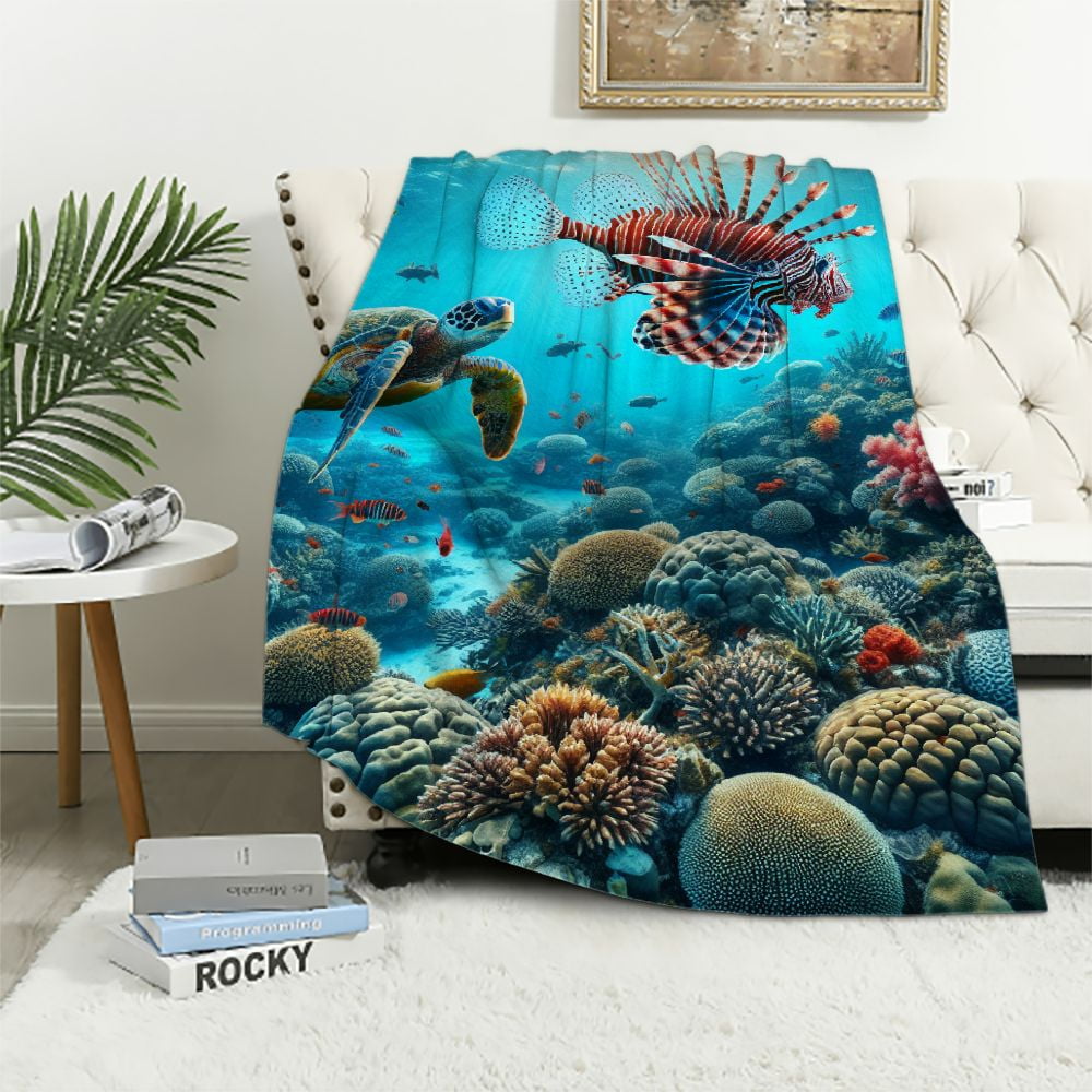 PIKWEEK Blanket Sofa Bed Throw Lightweight Cozy Plush Colorful ...