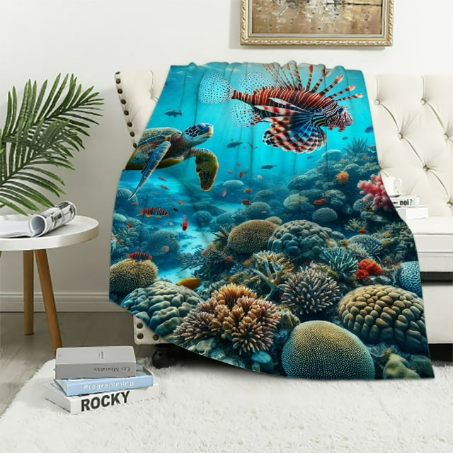 PIKWEEK Blanket Sofa Bed Throw Lightweight Cozy Plush Colorful ...