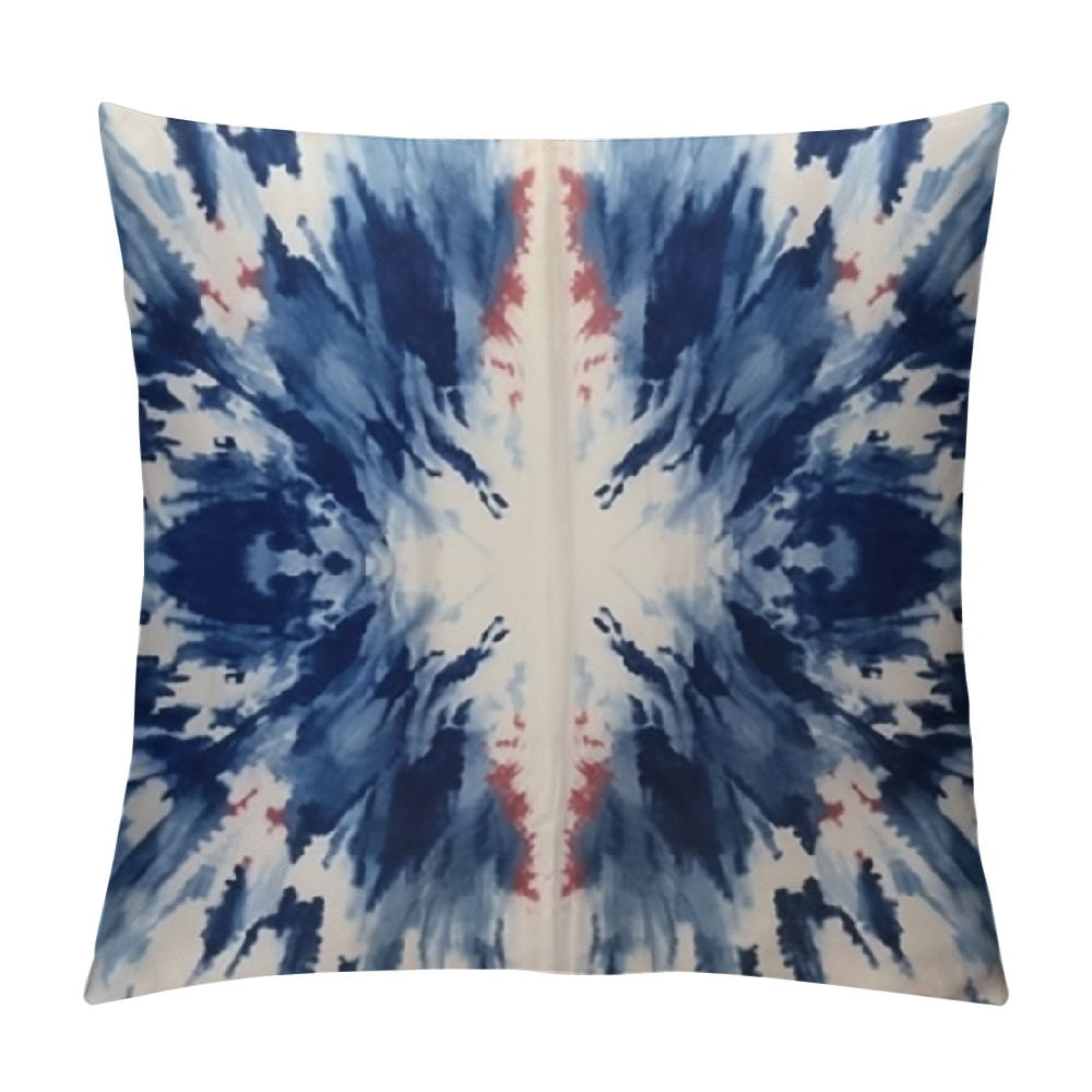 PIKWEEK Boho Moorish Style Farmhouse Pillow Covers Blue Indigo Grey ...