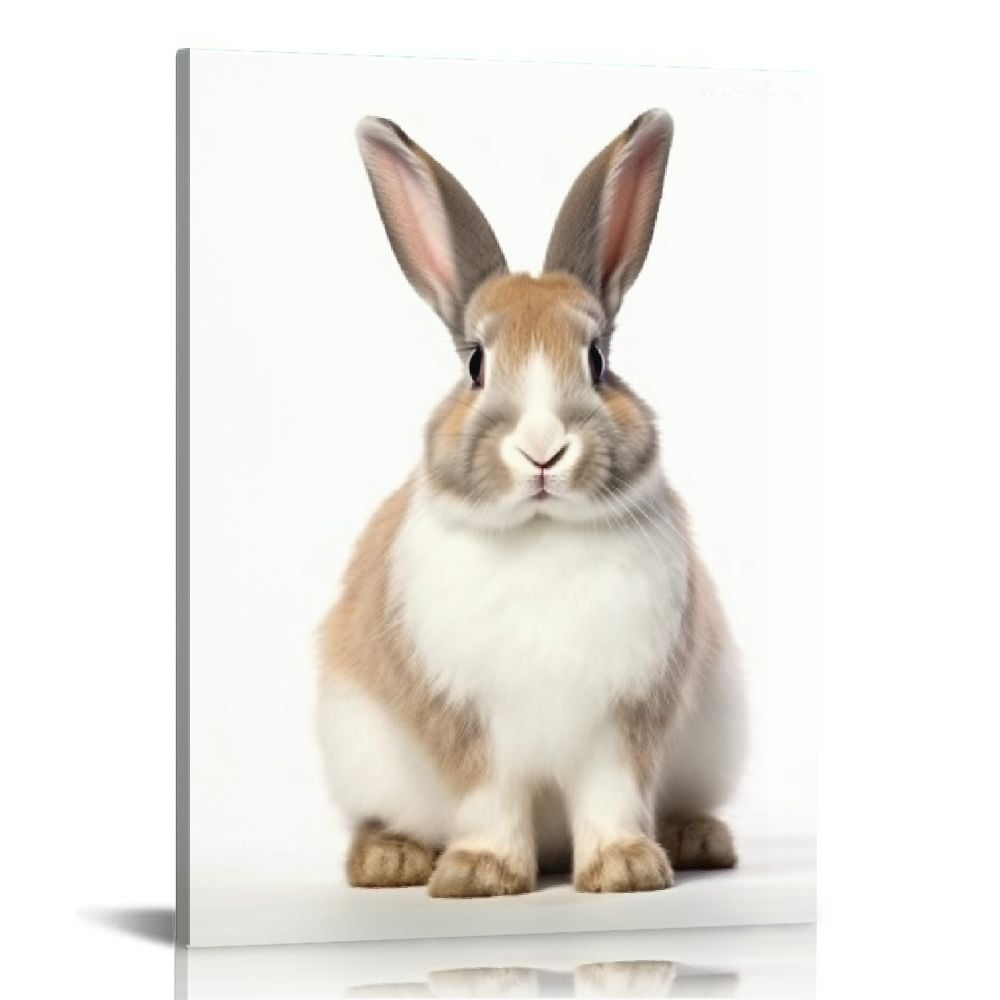 PIKWEEK Bunny Nursery Print, Nursery Bunny Pictures, Bunny Poster ...