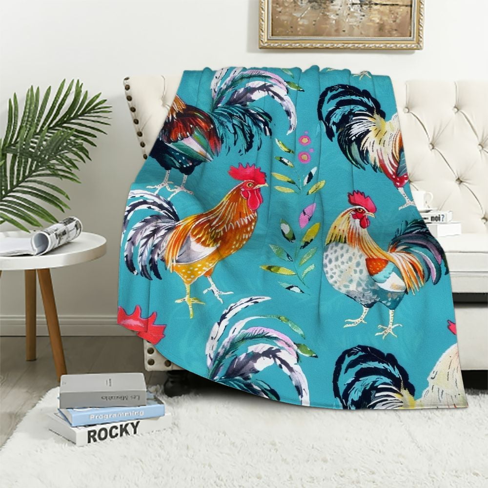 PIKWEEK Chicken Blanket Gifts for Kids Adults Soft Warm Lightweight ...