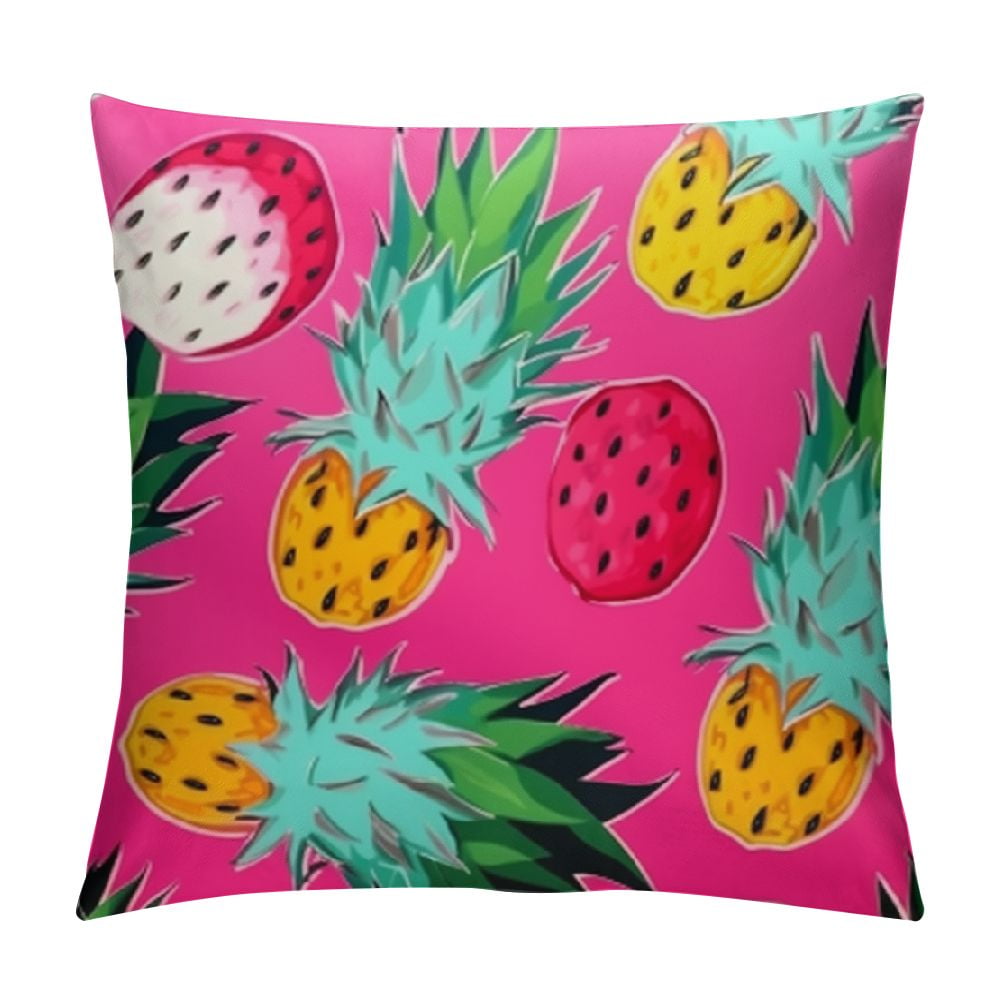 Wuche Dragon Fruits Throw Pillows for Couch All Seasons Decorative ...