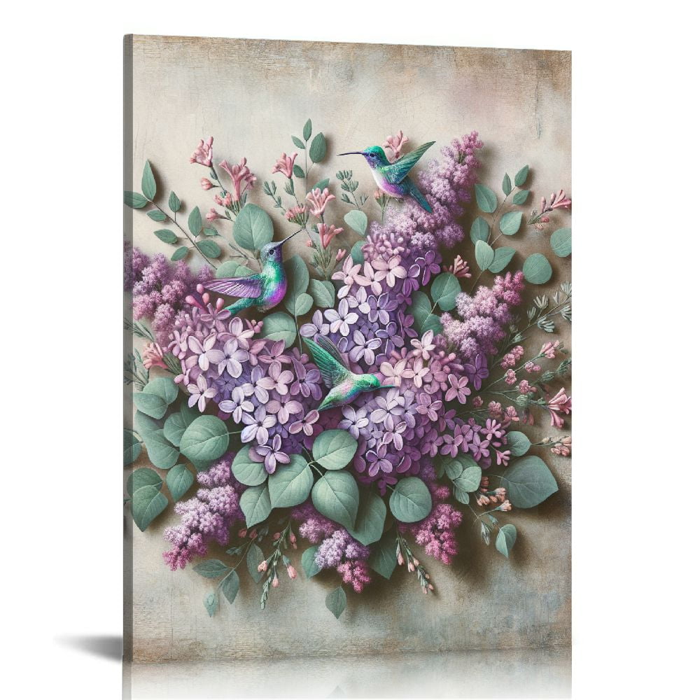 PIKWEEK Farmhouse Lavender Bathroom Flower Decor Wall Art Just Breathe ... PIKWEEK Farmhouse Lavender Bathroom Flower Decor Wall Art Just Breathe ...