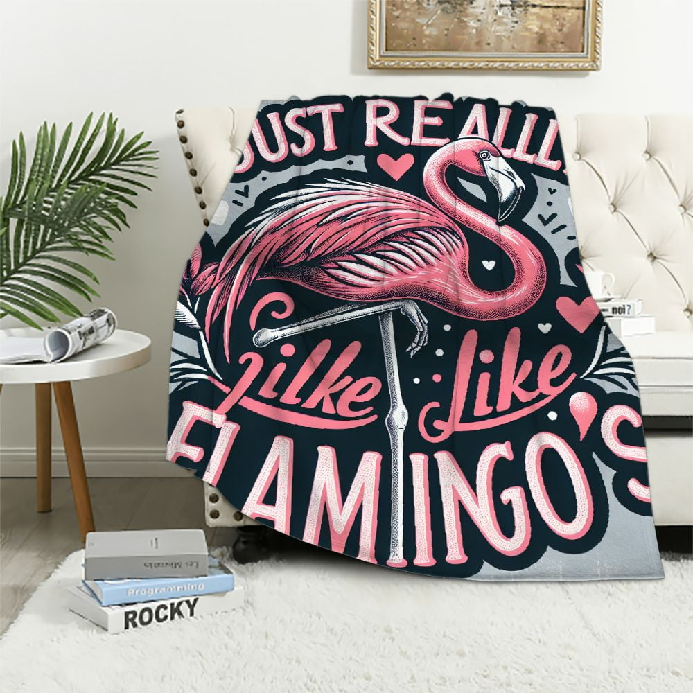 PIKWEEK Flamingo Gifts Blanket Flamingo Gifts for Women Girls, Flamingo ...