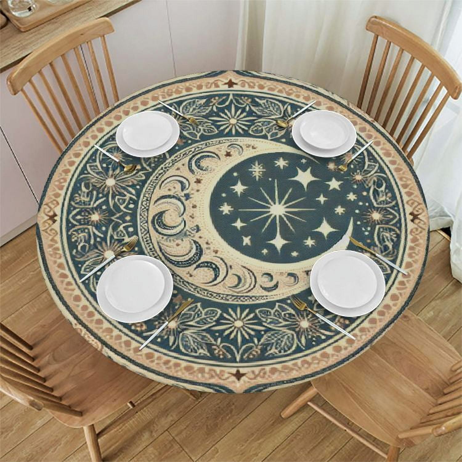 PIKWEEK Full Width Single-Sided Printing Le Soleil La Luna Tarot Sun ...