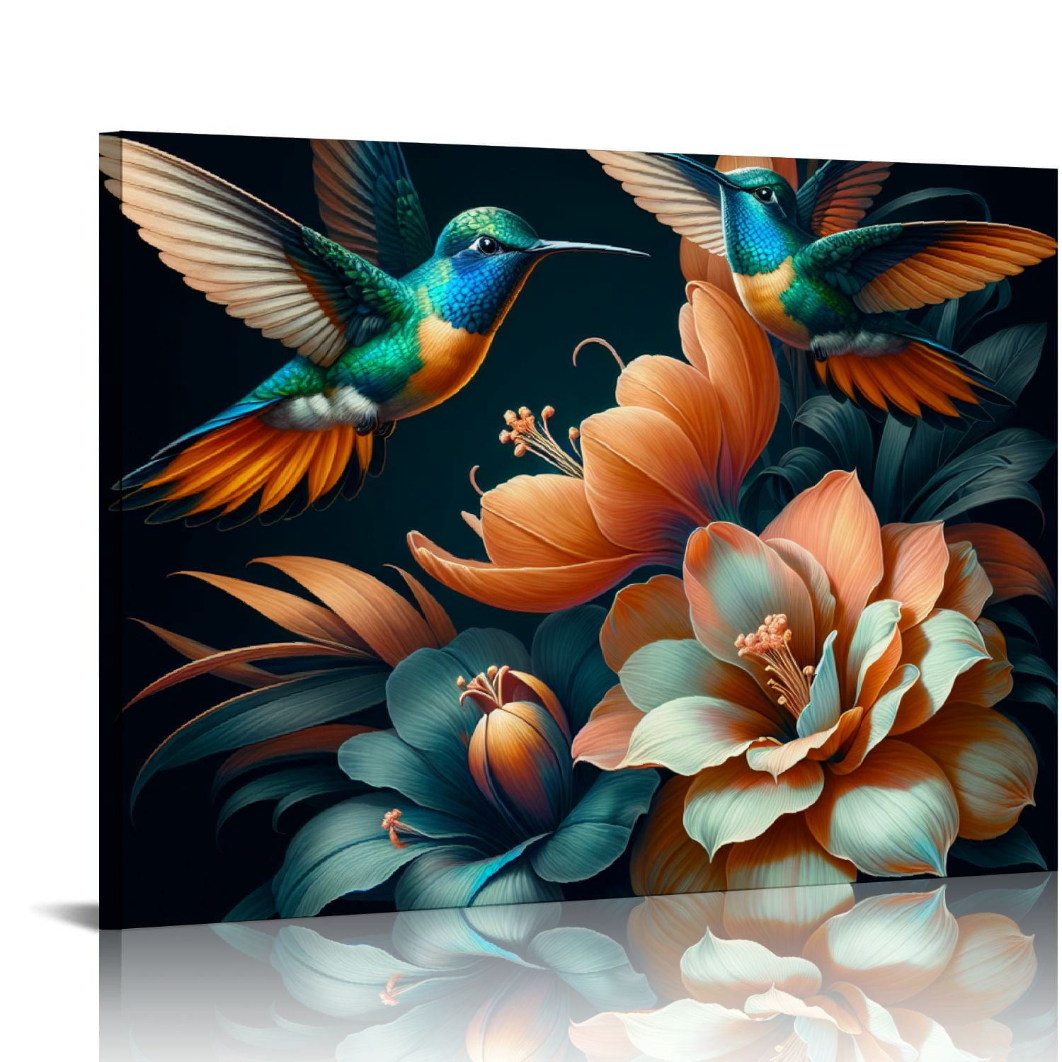 PIKWEEK Hummingbird Wall Decor,Hummingbird Print Art,Hummingbird ...