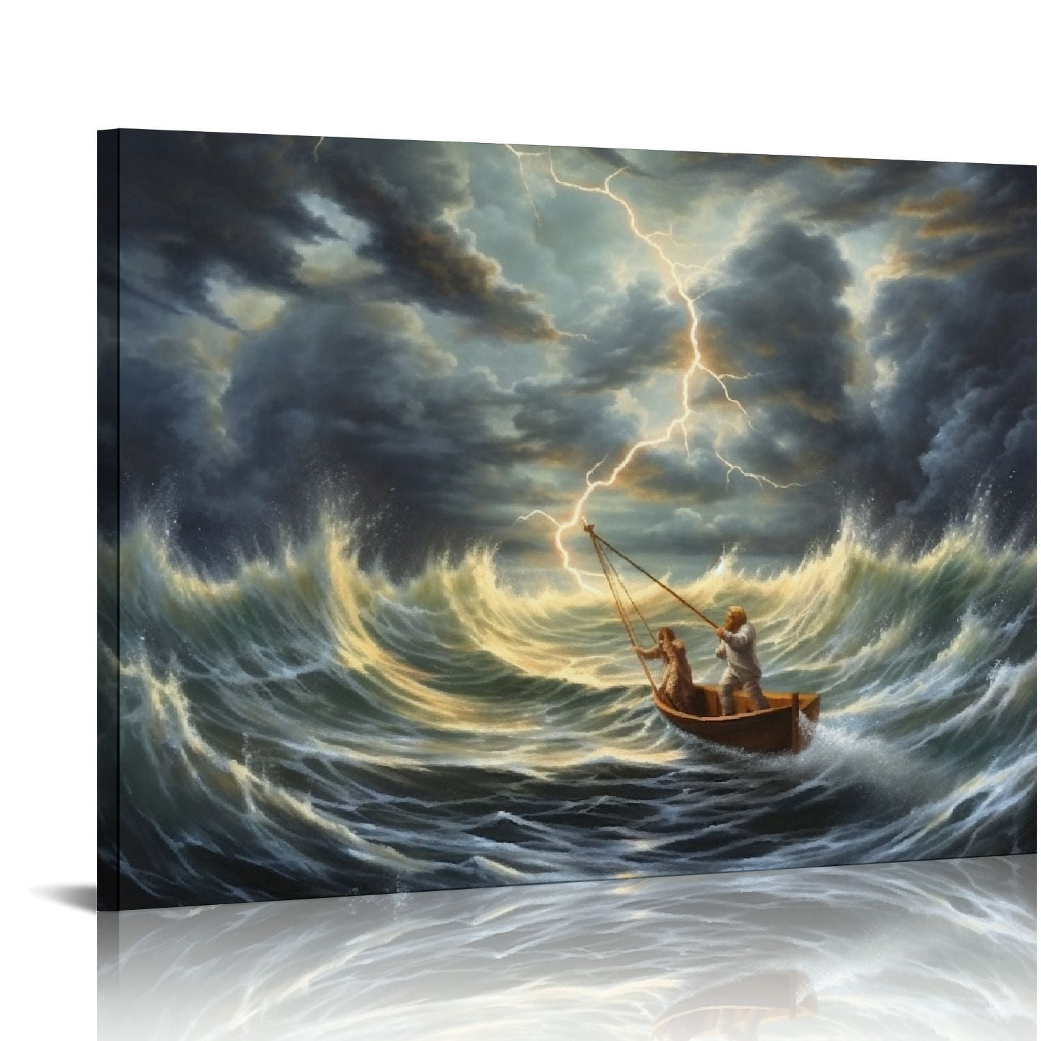 Wuche Jesus Christ In The Storm Poster Decorative Painting Canvas Wall ...